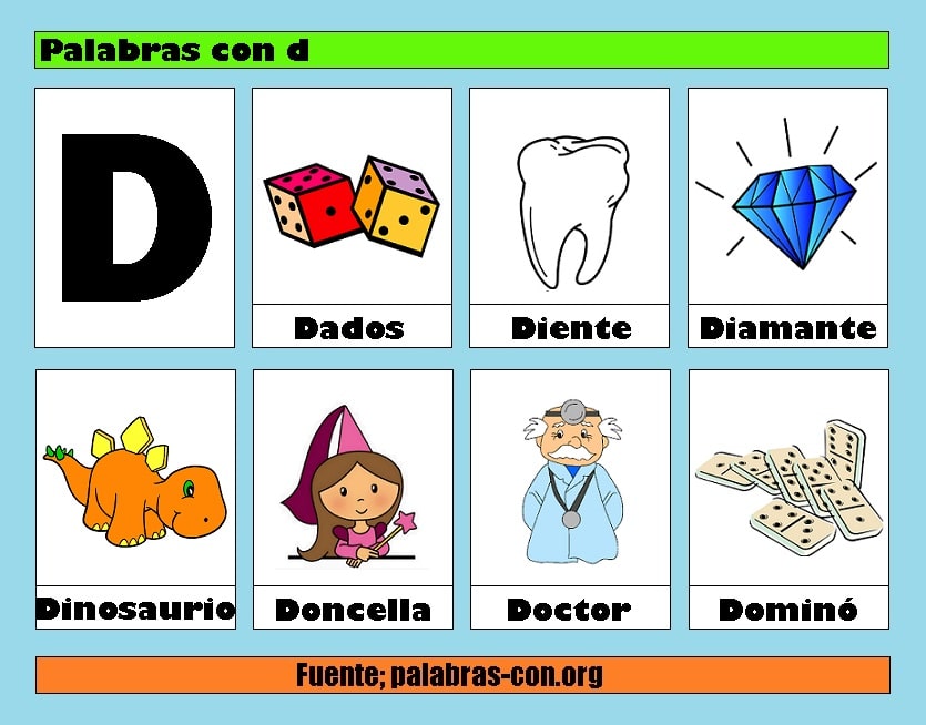 Palabras Con La Letra D D Ejemplos De Palabras Con D Images And Palabras Con La Letra D D Ejemplos De Palabras Con D Images And